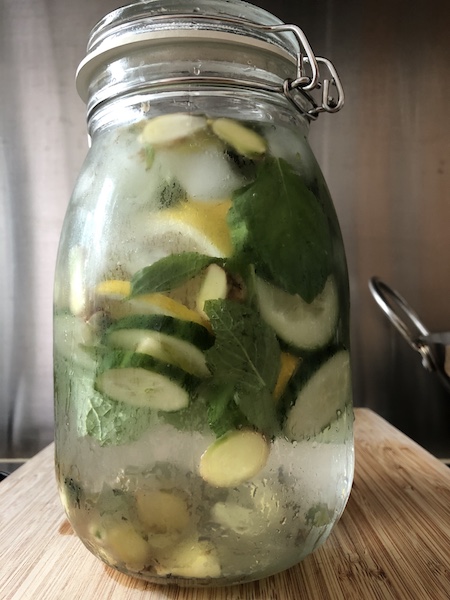 Lemon Ginger Detox Water - Easy to Make from 4 Ingredients